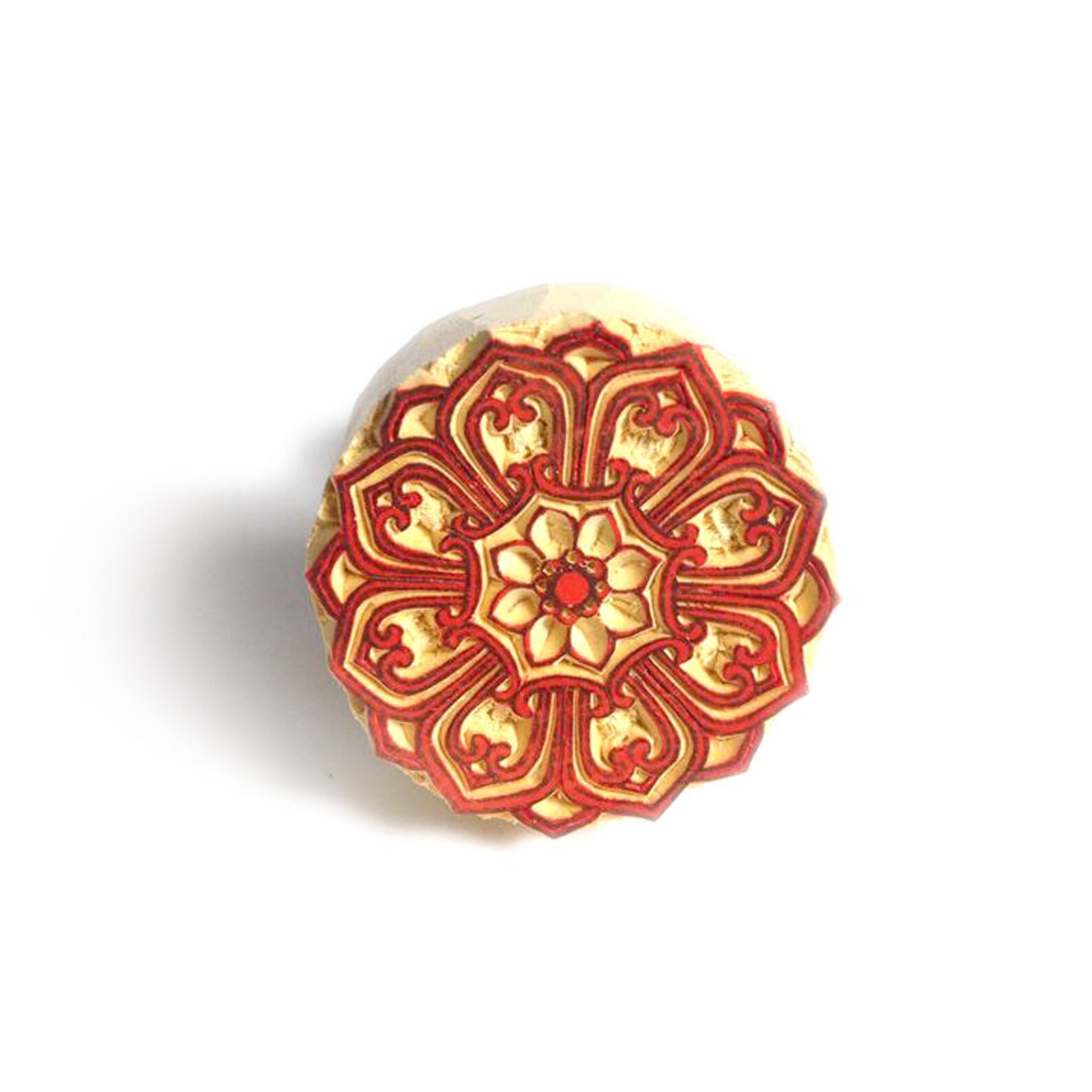 Lotus stamp Lotus flower stamp wooden stamp hand carved | Etsy