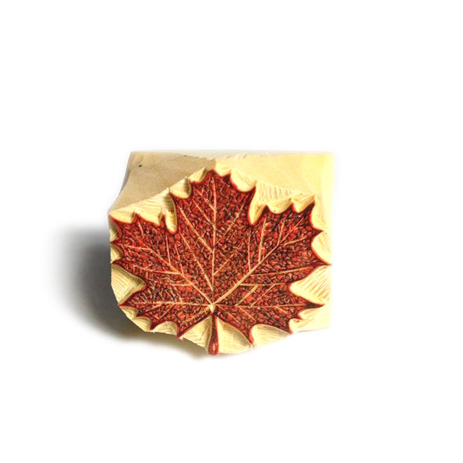 Leaf Stamp Leaf Vein Stamp Maple Leaf Wooden Stamp Hand - Etsy