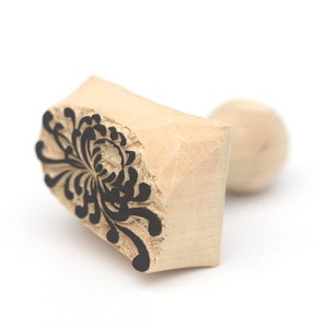 Daisy Stamp, Flower Stamp, Wooden Stamp, Hand Carved, Printing Block ...