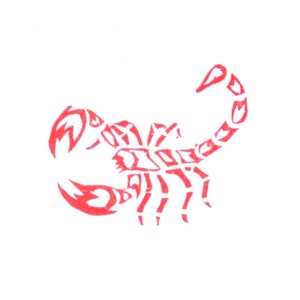 Scorpion Stamp, Wooden Stamp, Hand Carved, Clay Stamp, Pottery Stamp ...
