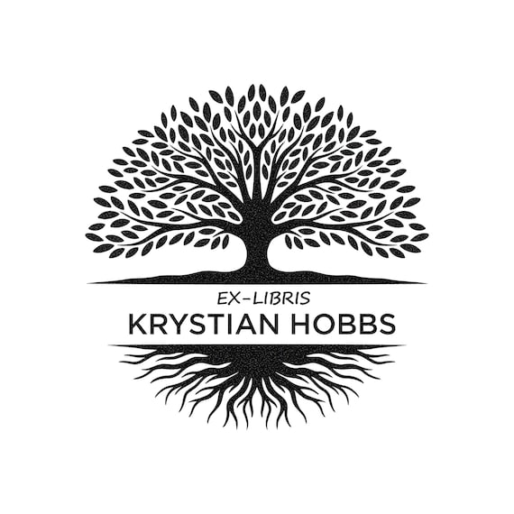 Ex Libris Stamp Library Stamp Tree Stamp Hand Carved for - Etsy