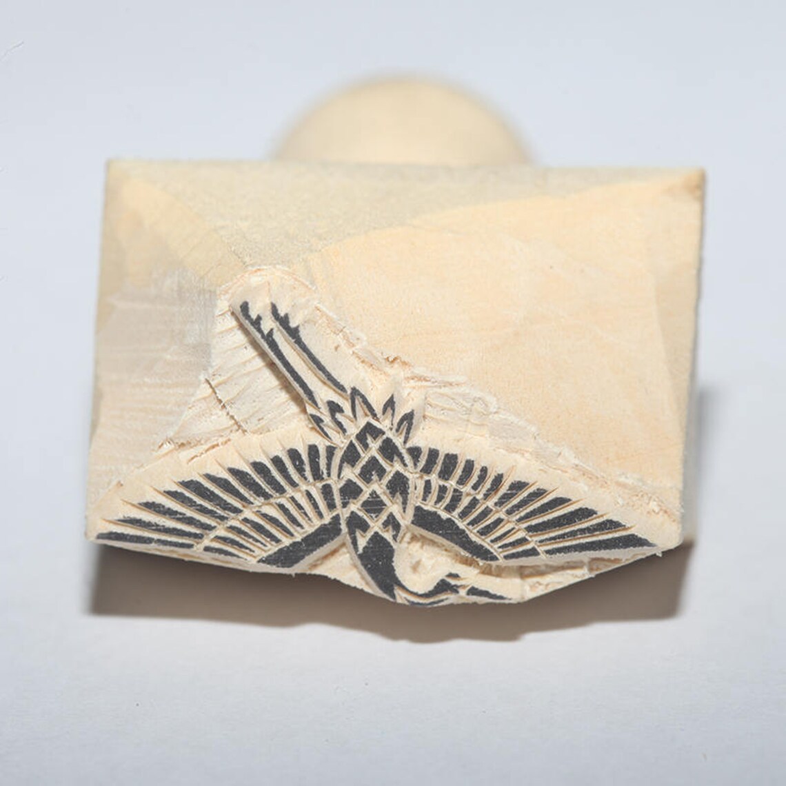 Crane Stamp Wooden Stamp Hand Carved Clay Stamp Pottery | Etsy