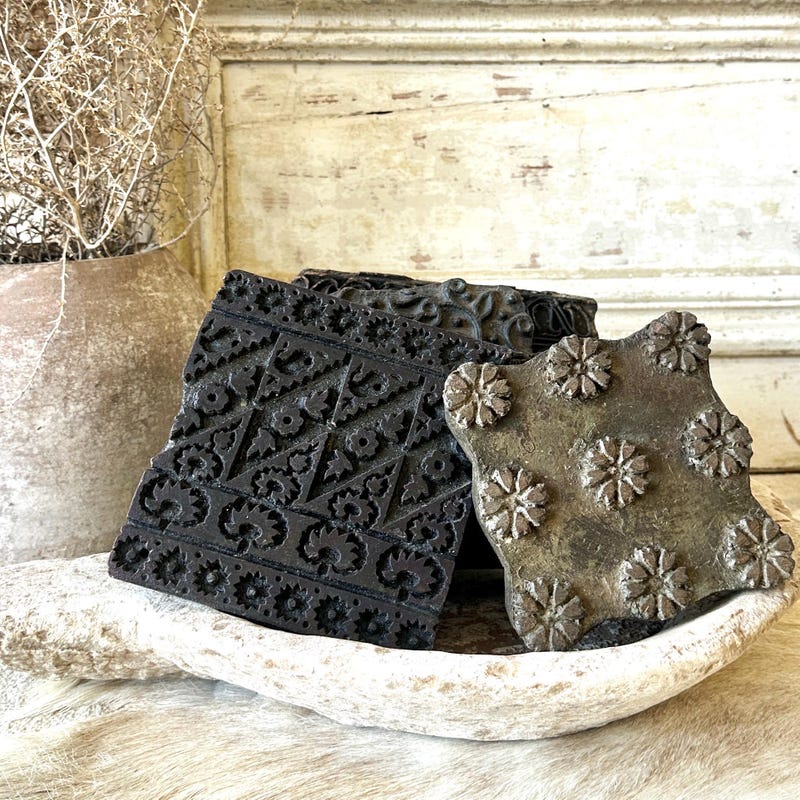 Textile Stamp India - Etsy