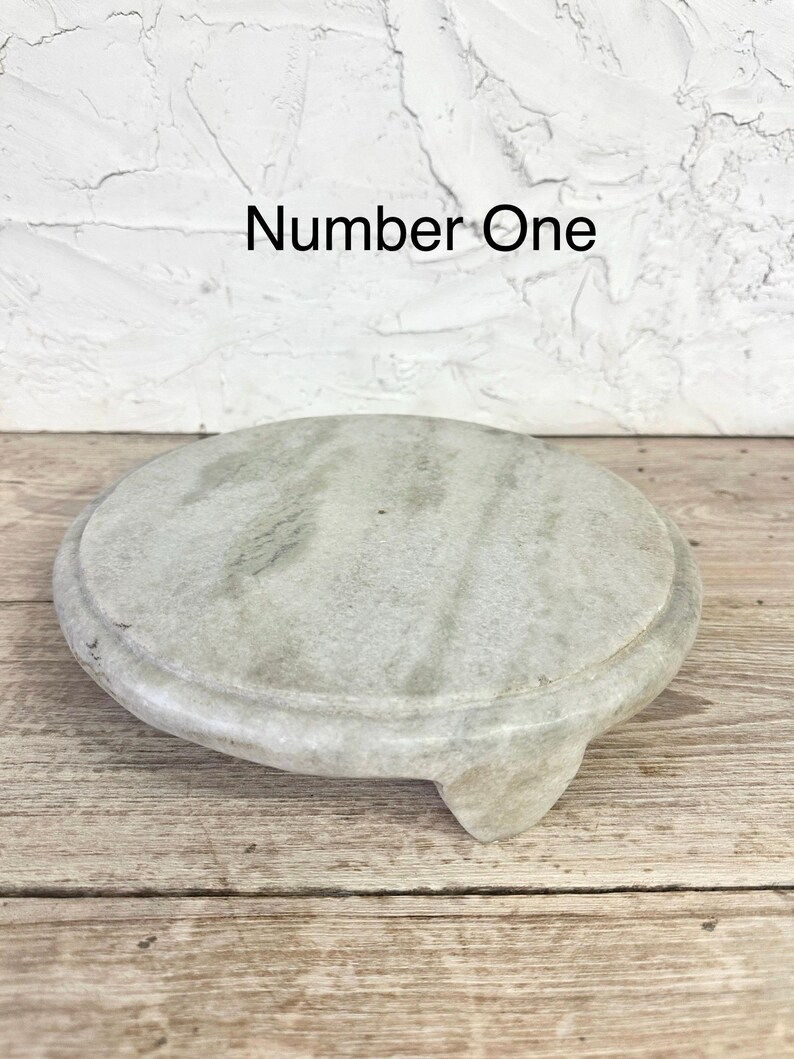 Marble Stone Round Riser| Rustic Organic Coffee Table Decor 10” - Etsy