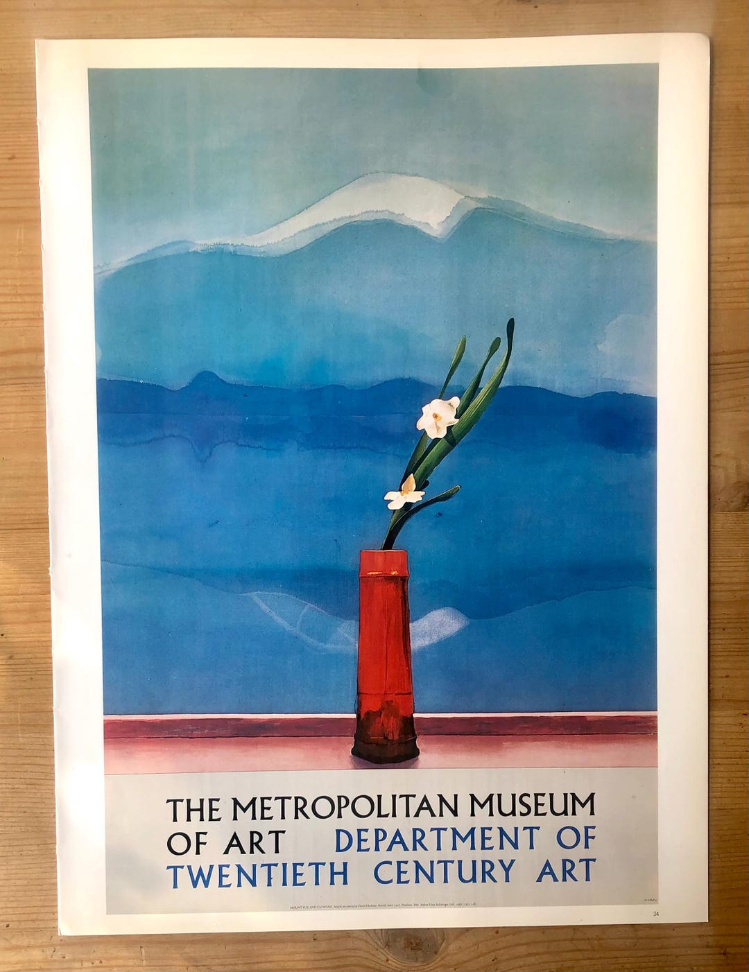 1987 David Hockney Poster Print. Metropolitan Museum Art Department of ...