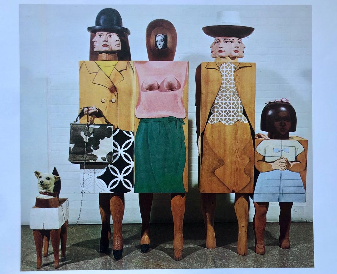 Vintage Marisol Print of ‘women and Dog’ Original 1995 Print Pop Art 12 ...