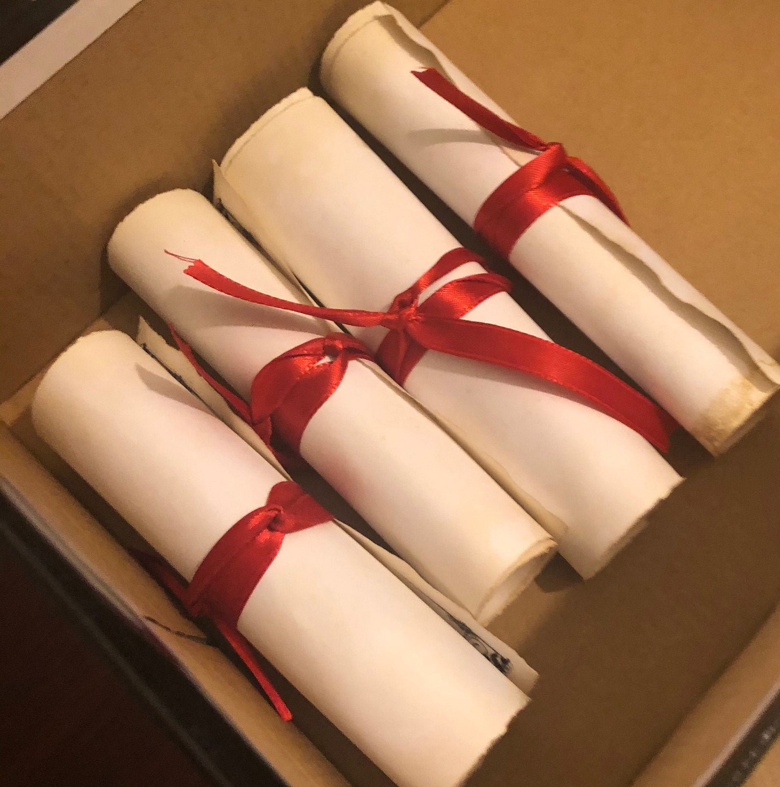 Hand-aged Parchment Scroll (personalization Available) - Etsy