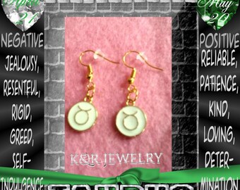 Taurus Earrings Miniblings Sign Astrological Constellation - Etsy