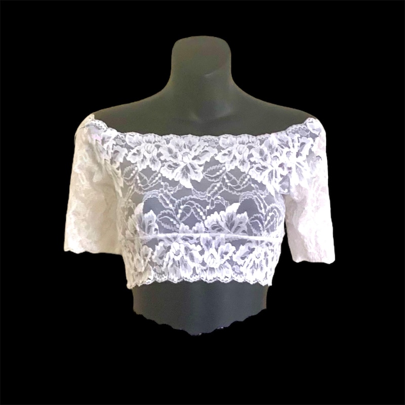 Lace Crop Top - Etsy