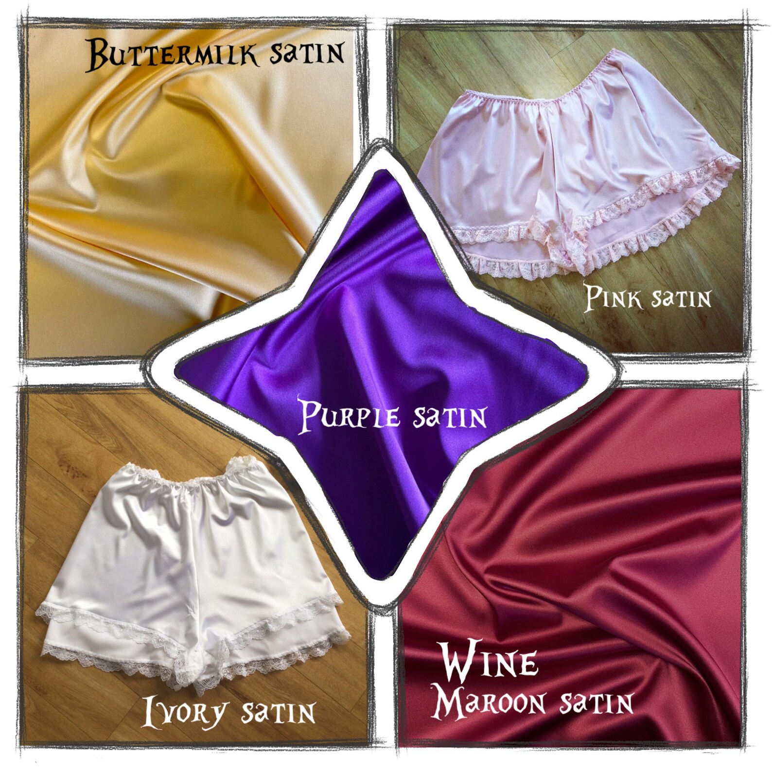 Soft and Flowing Tap Pants, Made to Order From Satin or Jersey . - Etsy UK
