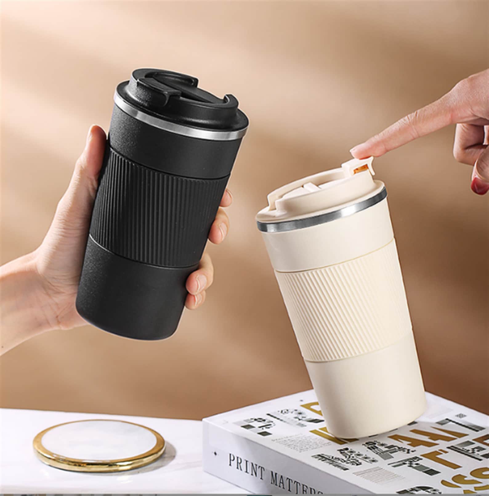 Personalized 17oz/13oz Coffee Cup Travel Coffee Mug Insulated - Etsy