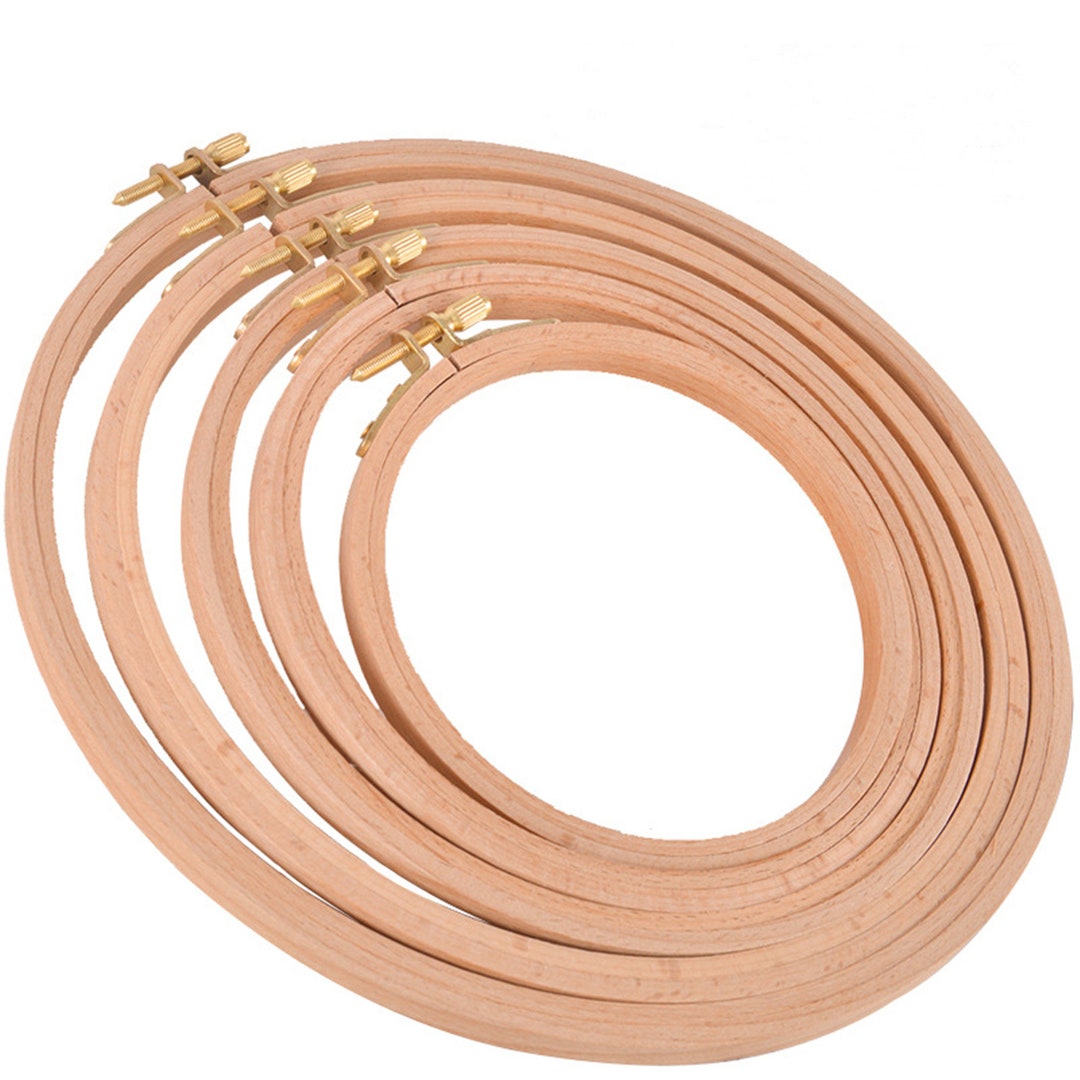 Natural Beech Wood Hoop for Hand Embroidery ,round Embroidery Hoop ...