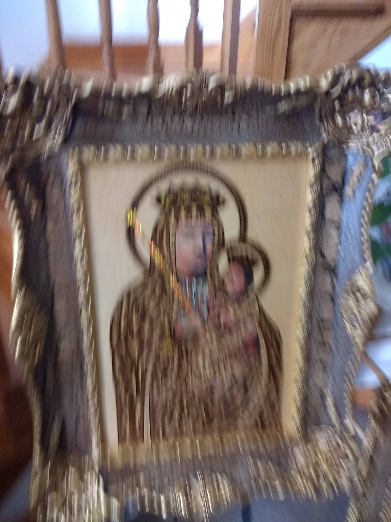 St.mary Orthodox Icon coptic Russian Greek Antique Frame - Etsy