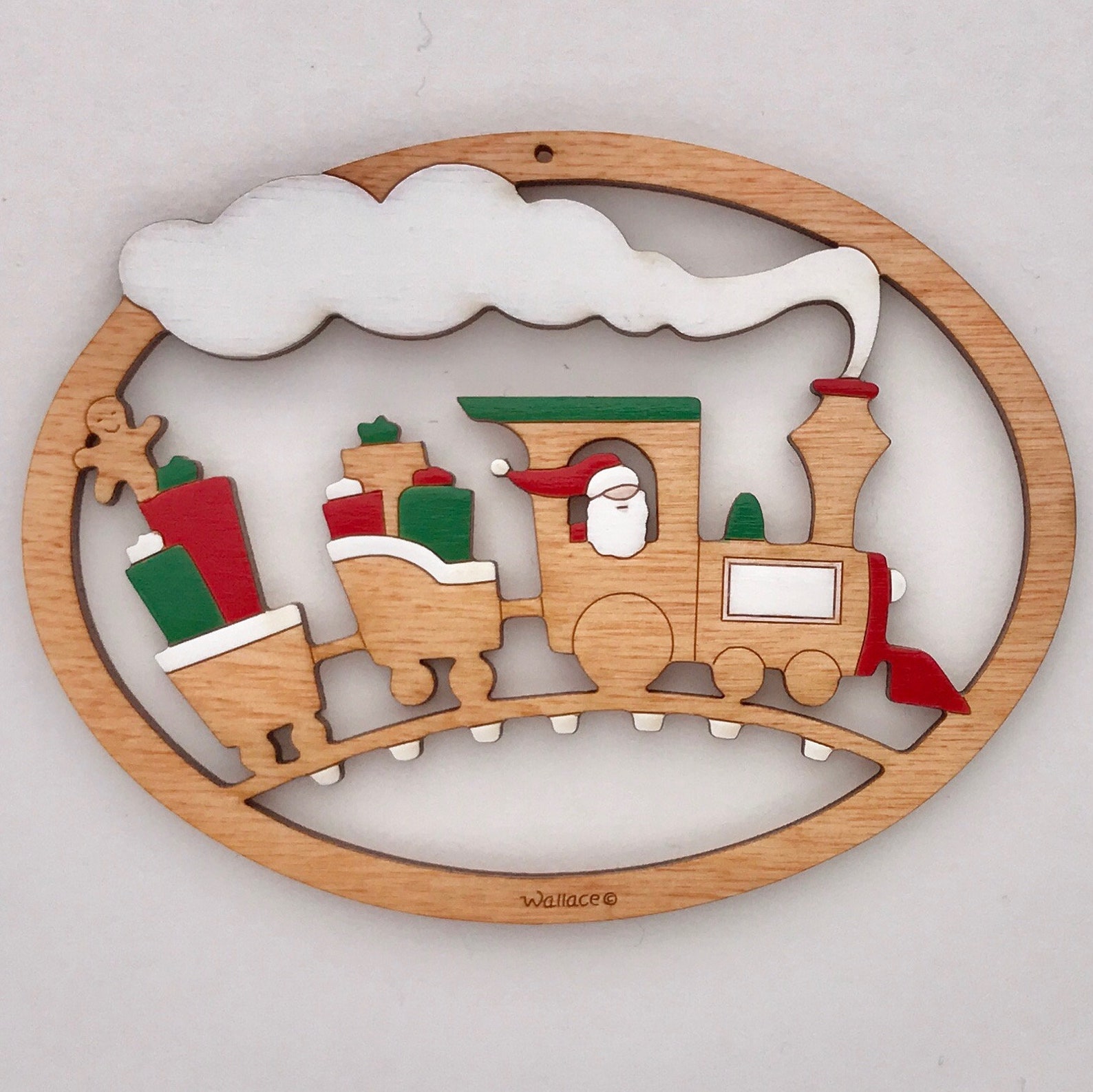 Personalized Children's Santa Train Christmas Ornament | Etsy