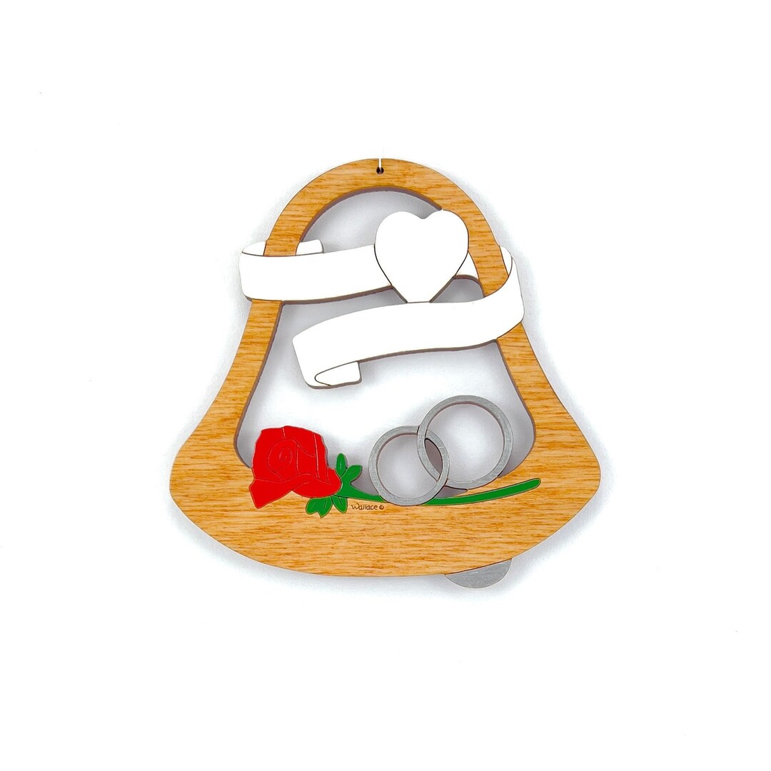 Personalized Anniversary or Wedding Bell Christmas - Etsy