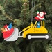 Personalized Christmas Bulldozer Skid Steer Construction Ornament Wood ...