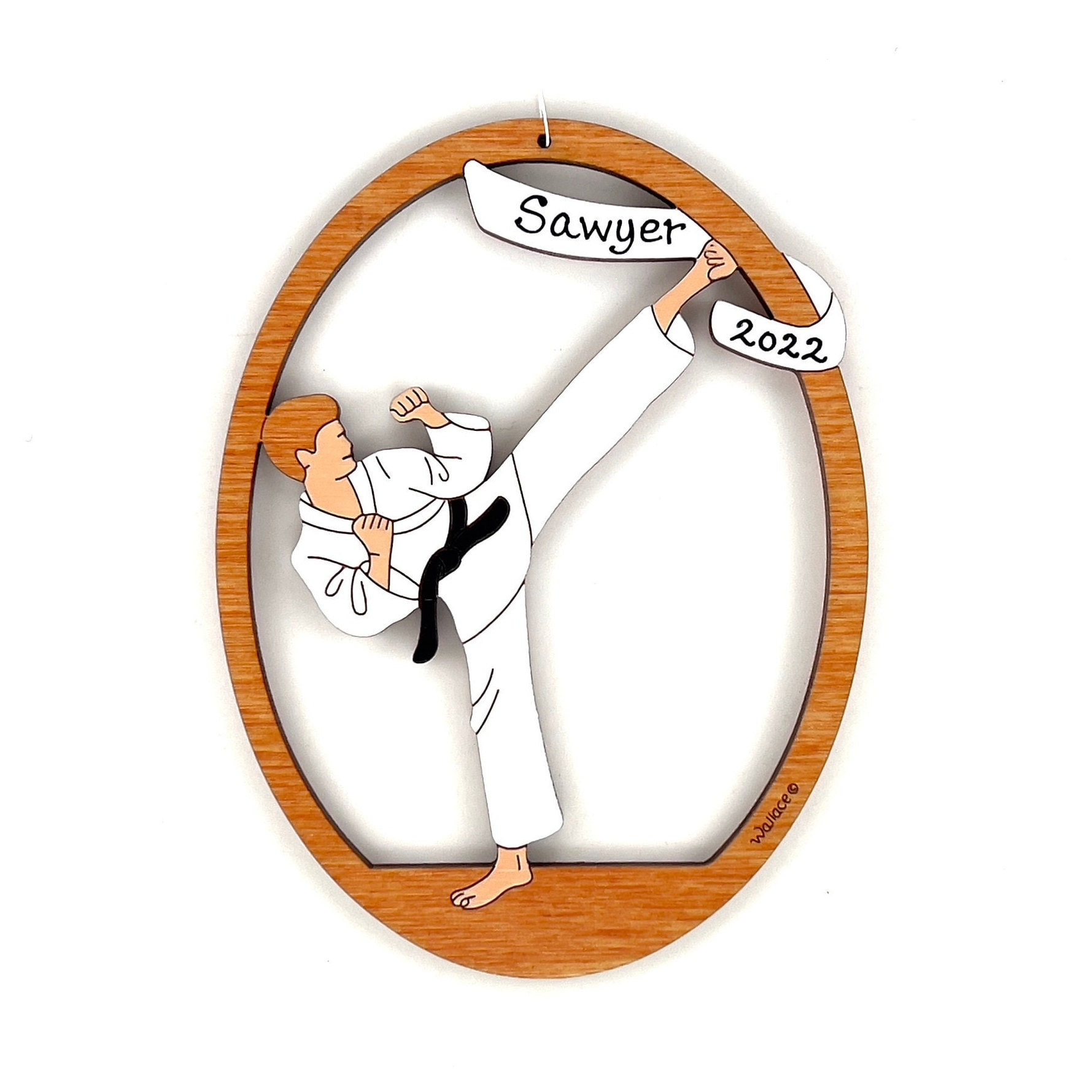 Personalized Martial Arts Karate Christmas Ornament for Boy - Etsy