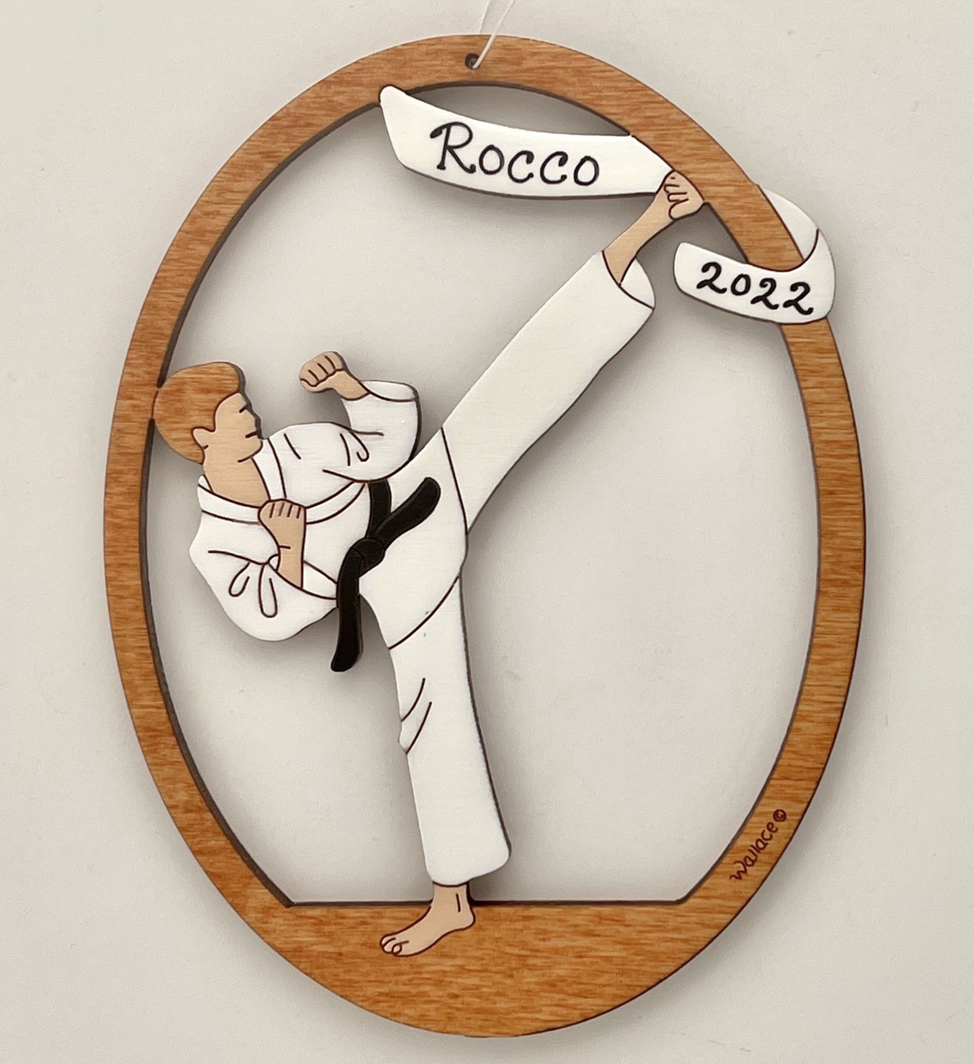 Personalized Martial Arts Karate Christmas Ornament for Boy - Etsy