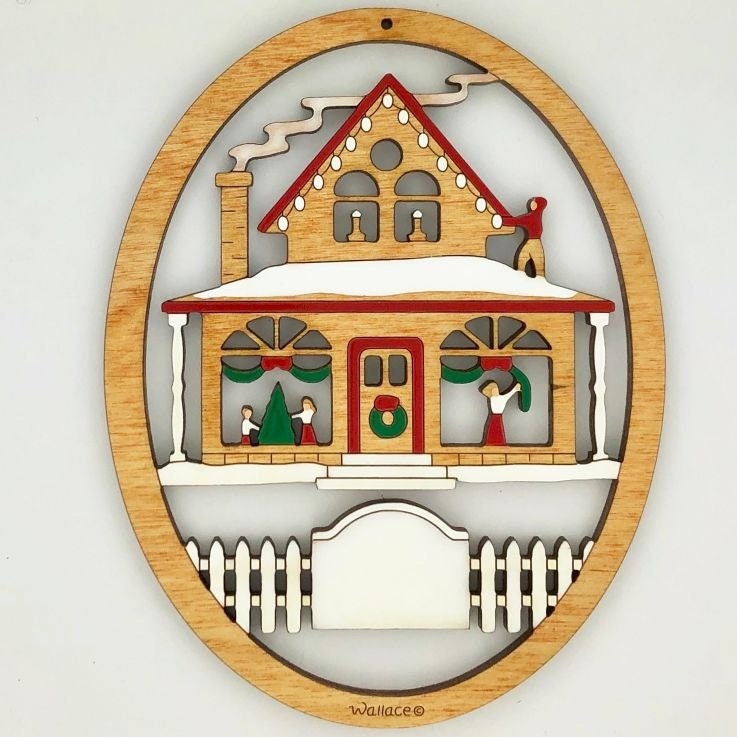 Personalized Family Decorating House for Christmas - Etsy