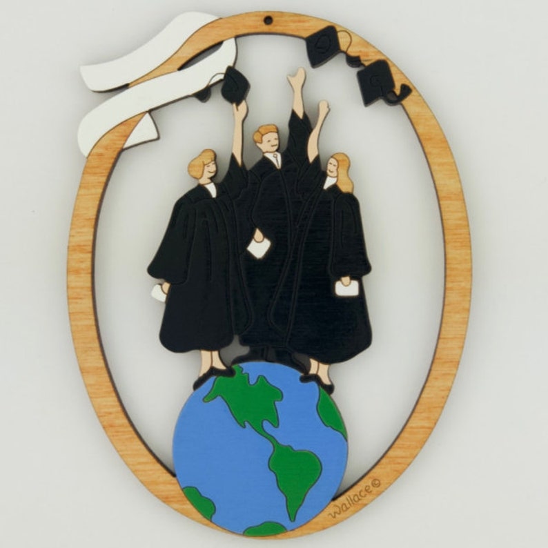 Personalized Graduation Christmas Ornament-Wood Laser Cut | Etsy