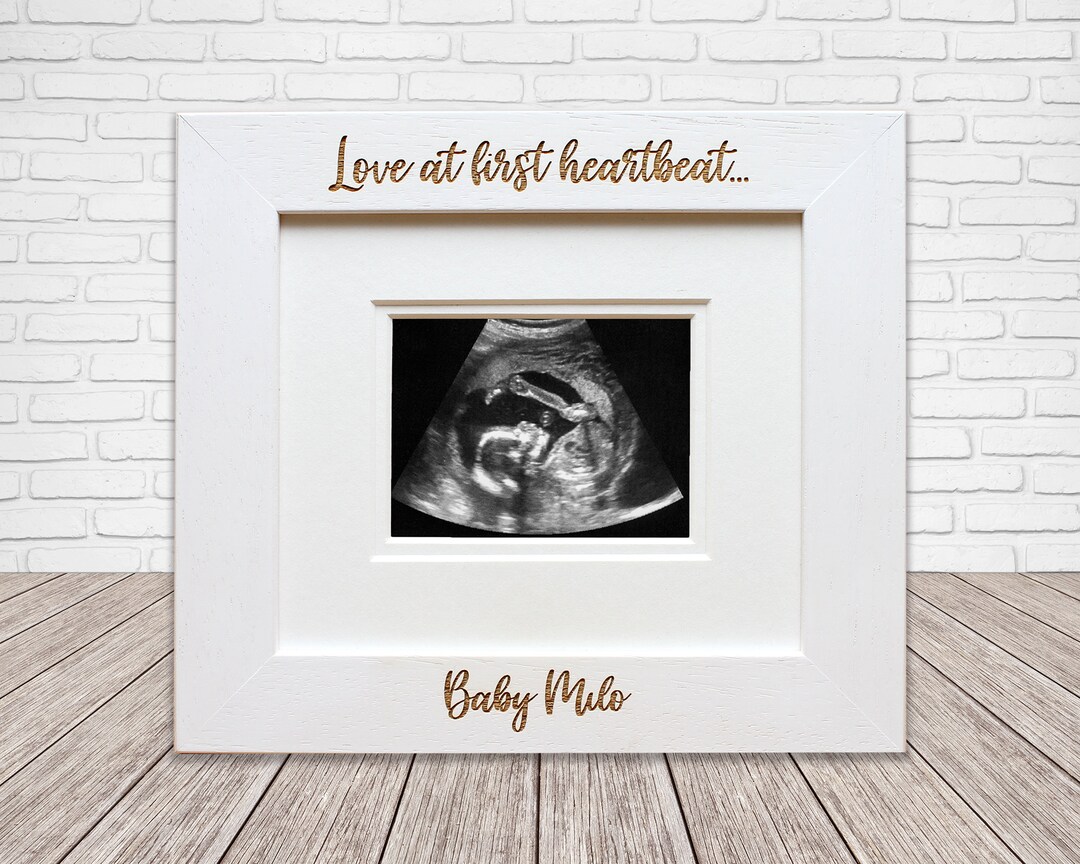Baby Scan Picture Frame, New Dad Gift, Baby Shower Gift, Baby Reveal ...