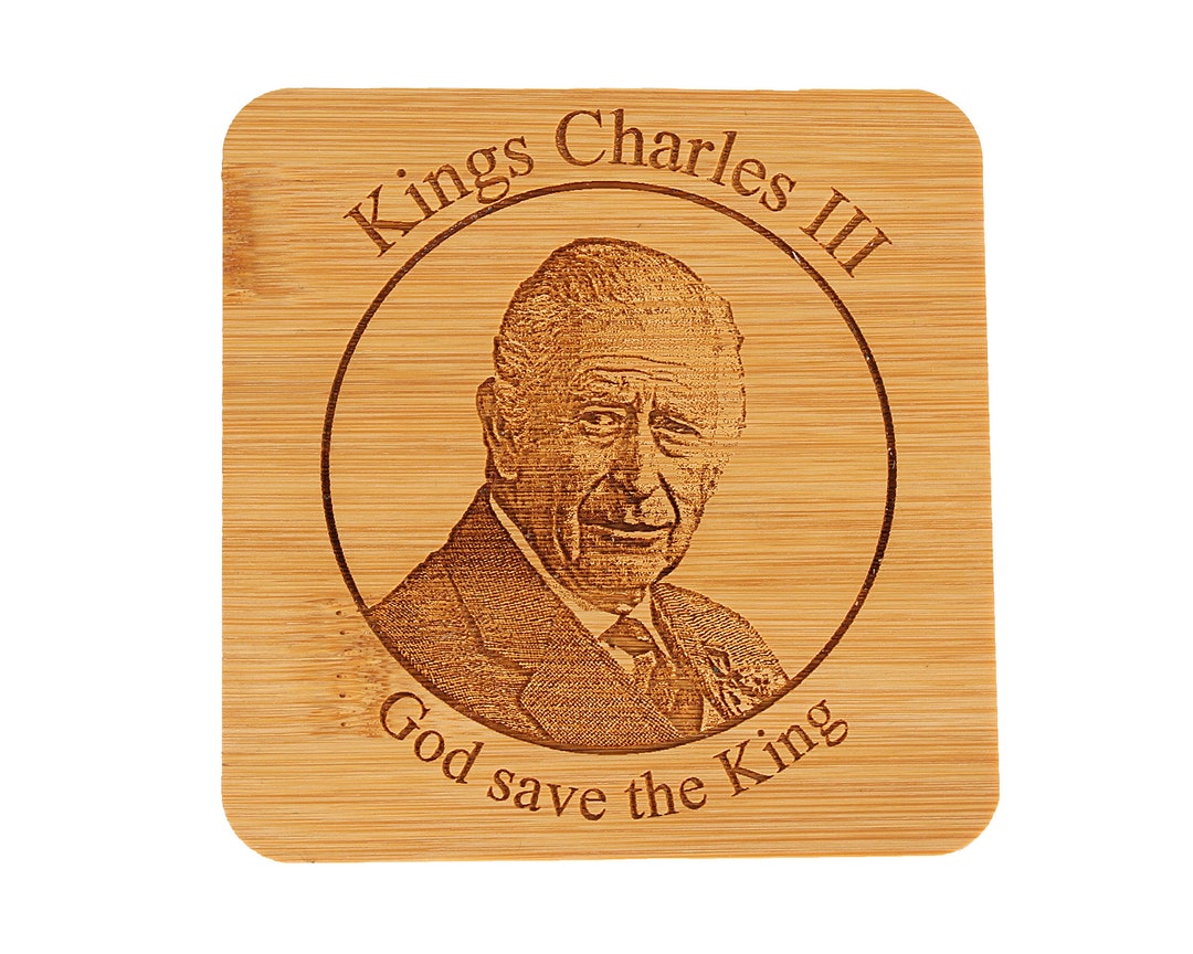 King Charles III Coronation Coaster, Coronation Day, Platinum Jubilee ...