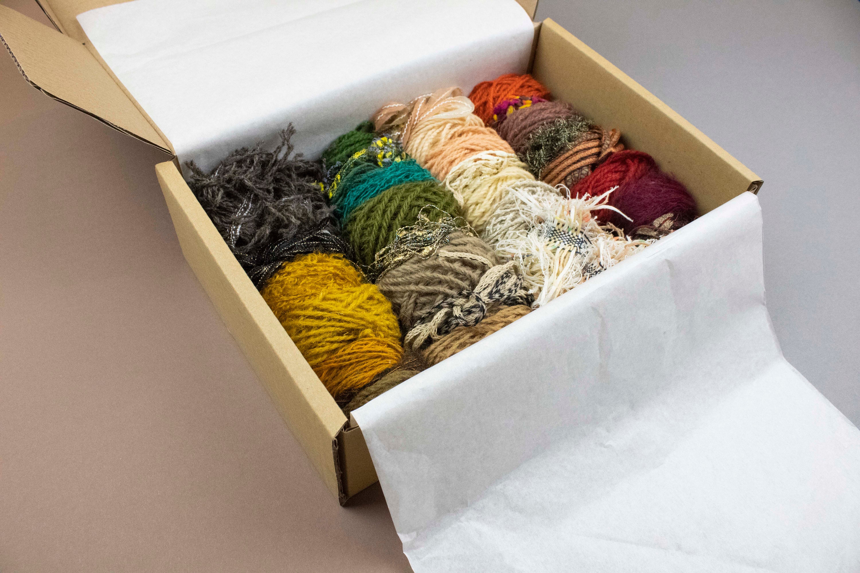 AUTUMN Yarn & Fibre Bundle With Weaving Instruction E-booklet - Etsy UK