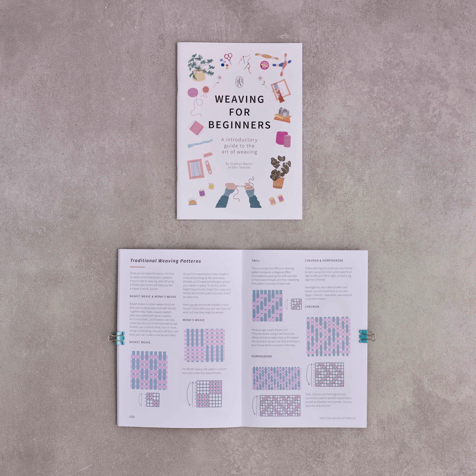 Weaving for Beginners Instruction Booklet A Introductory - Etsy