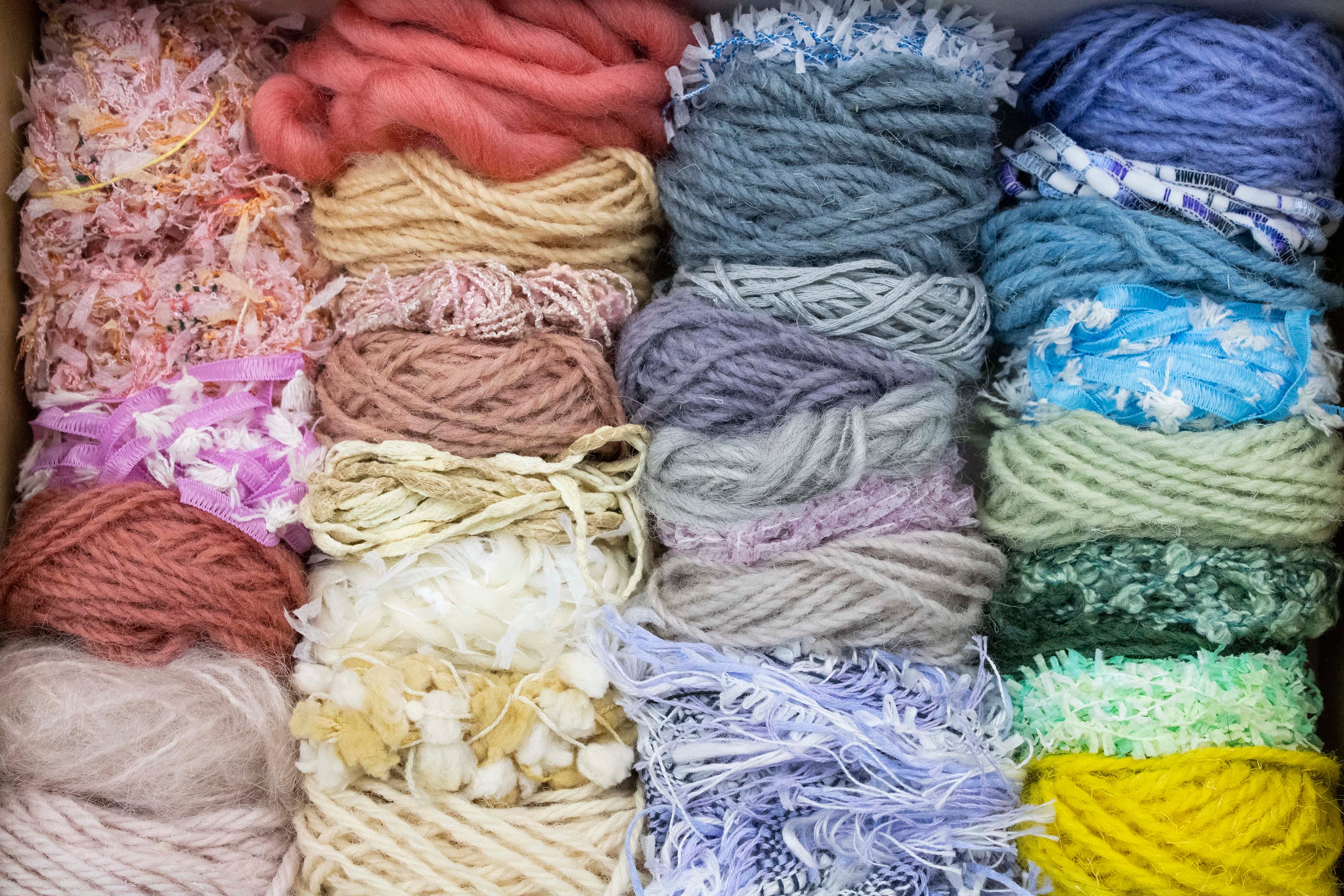 Spring Yarn & Fibre Bundle With Weaving Instruction E-booklet | Etsy UK