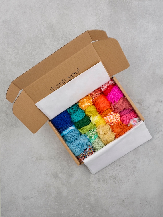 Summer Yarn & Fibre Bundle With Weaving Instruction E-booklet - Etsy