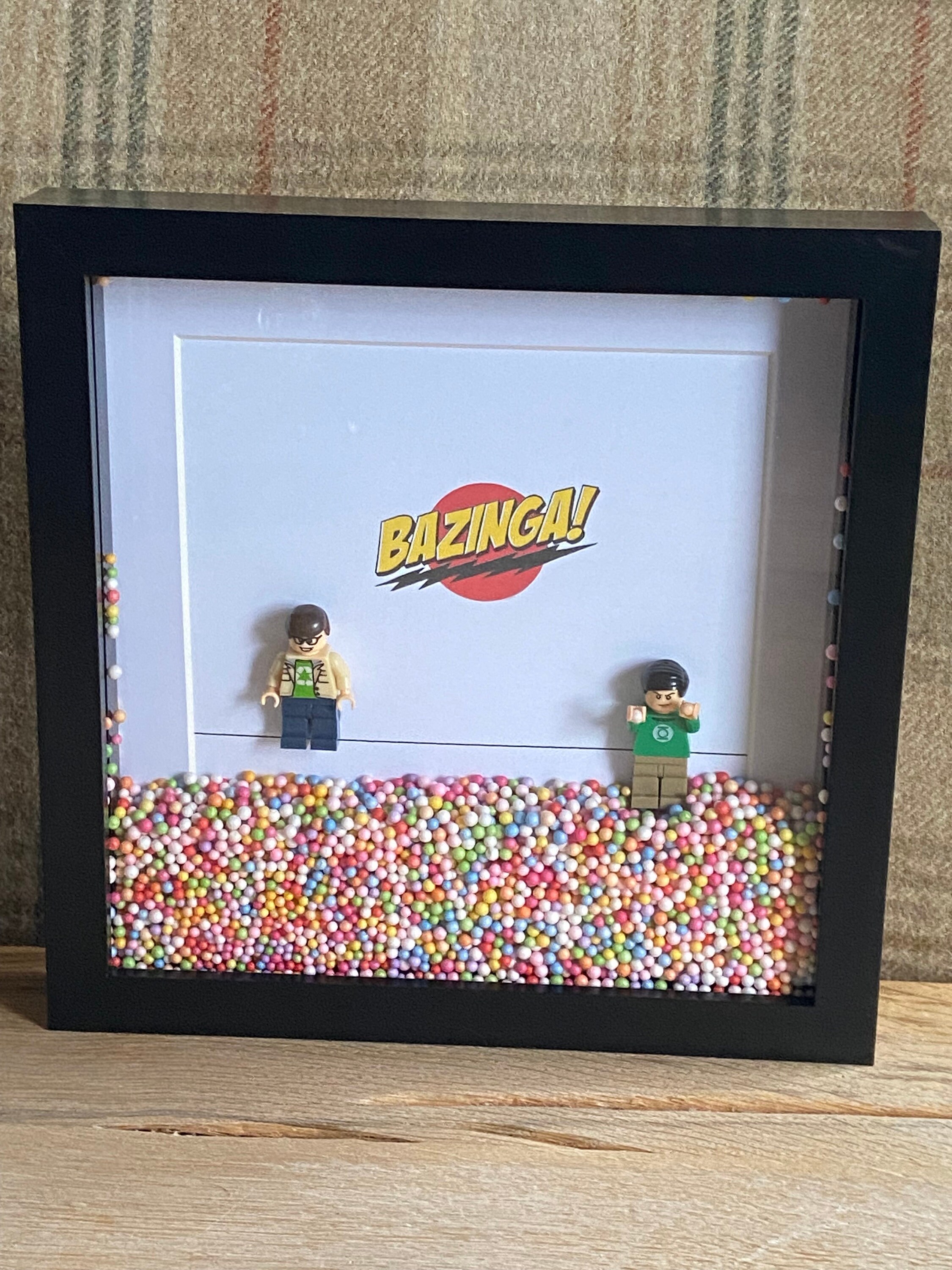 The Big Bang Theory Sheldon and Leonard Bazinga Ball Pool Mini Figure ...