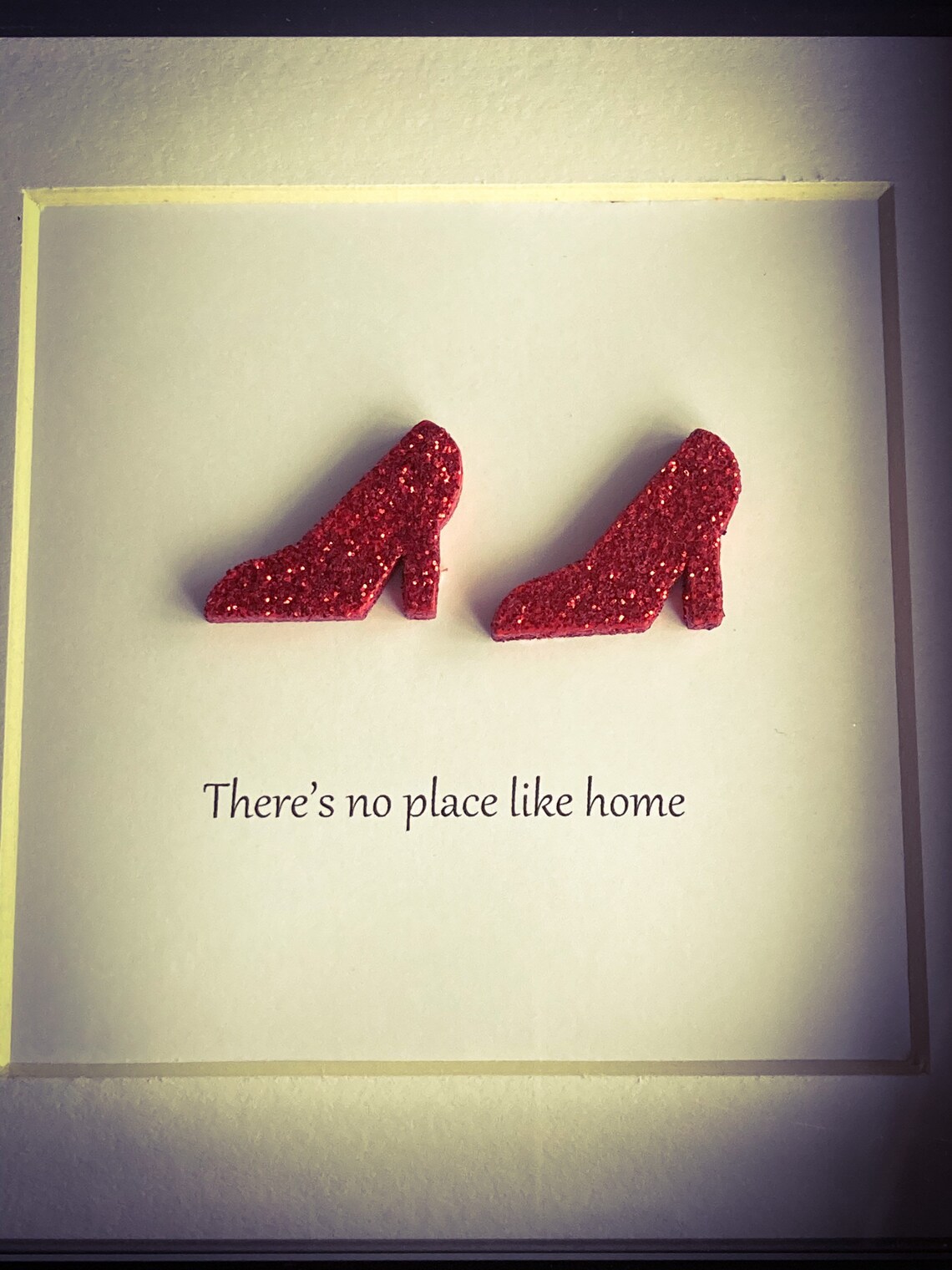 Wizard of Oz Ruby Slippers Quote Picture Housewarming Mothers Day ...
