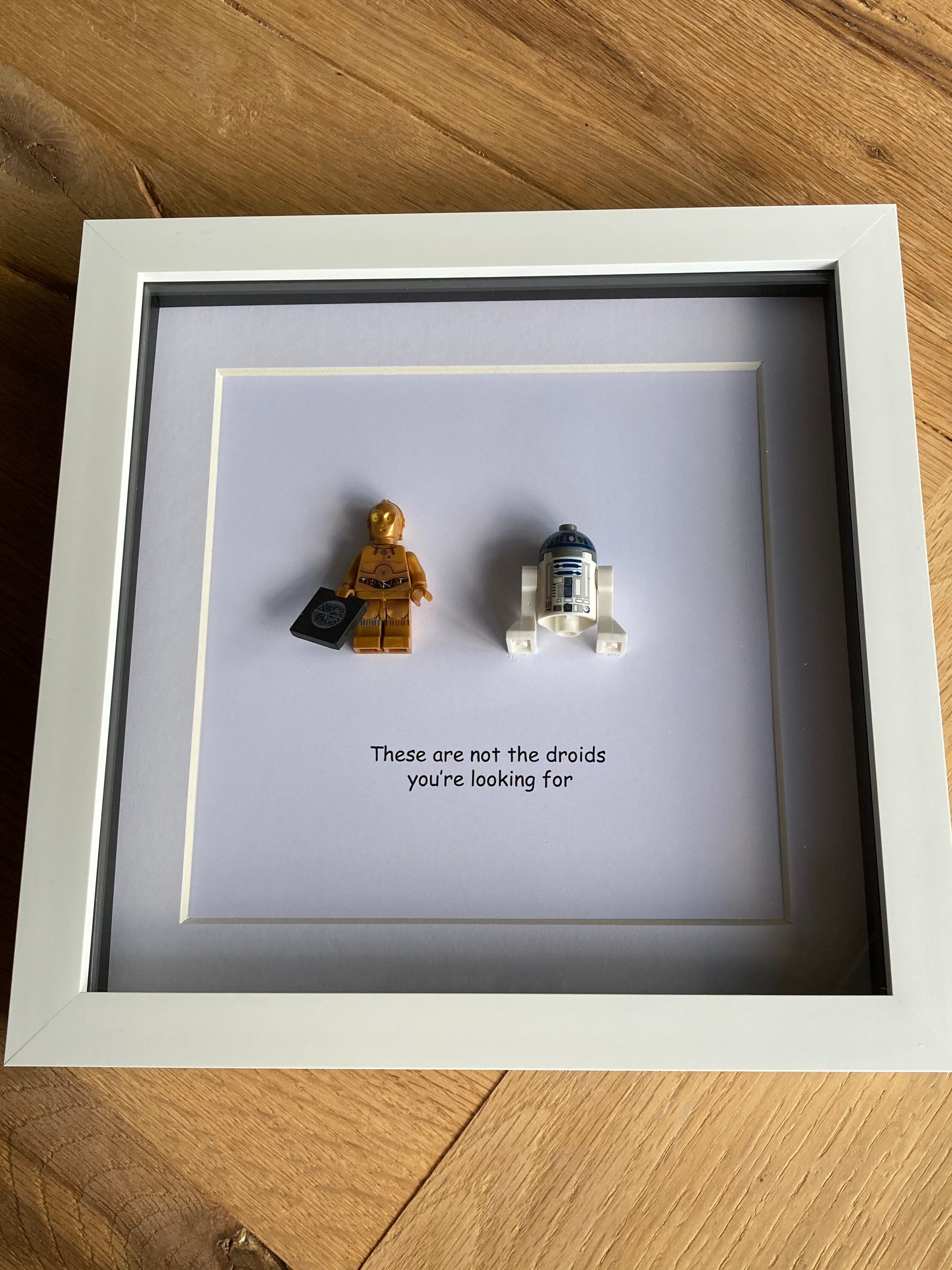 Star Wars Mini Figures These Are Not the Droids Quote - Etsy UK