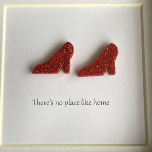 Wizard of Oz - Ruby Slippers Quote Picture - Housewarming - Mother’s ...