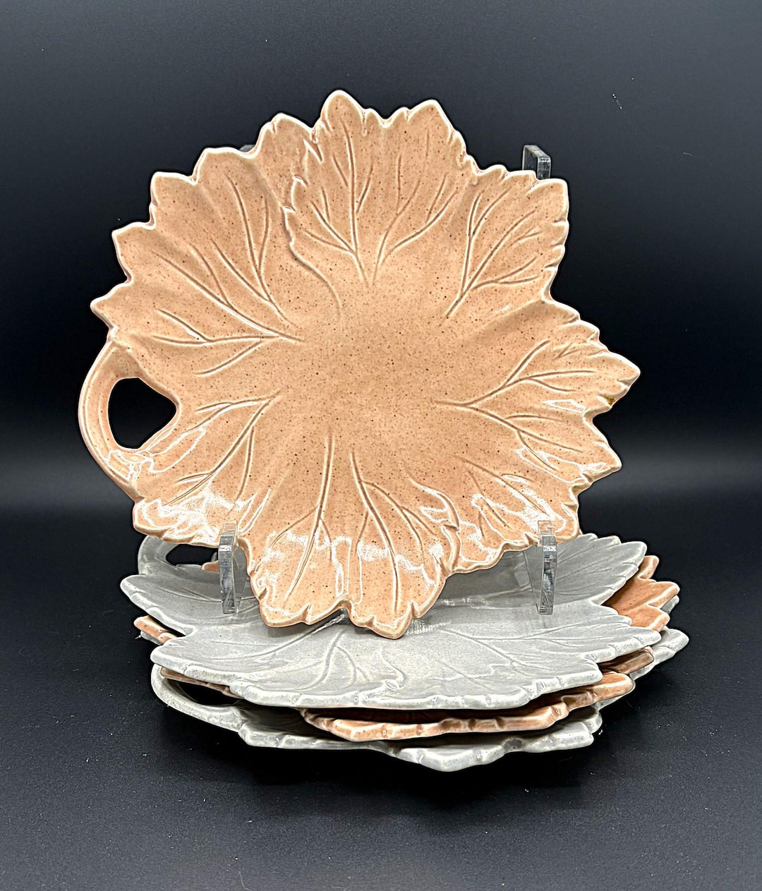 Vintage 1950's Woodfield Steubenville Leaf Plates Set of 4 - Etsy