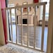 Pressure Mounted Chevron Gate Pet Security Gate Modern Baby Gate Child ...