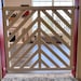 Pressure Mounted Chevron Gate Pet Security Gate Modern Baby Gate Child ...