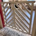 Pressure Mounted Chevron Gate Pet Security Gate Modern Baby Gate Child ...