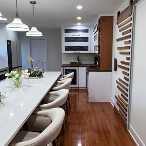 Geometric Barn Doors – Any Size – Hardware + Header Included – Sliding ...