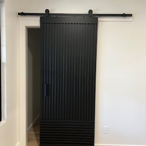 Geometric Barn Doors – Any Size – Hardware + Header Included - Sliding ...