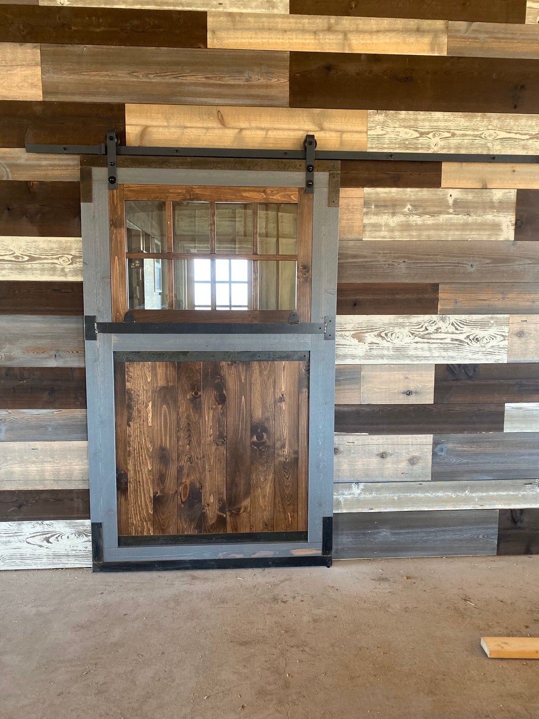 Industrial Barn Doors Any Size Hardware Header Included Interior ...