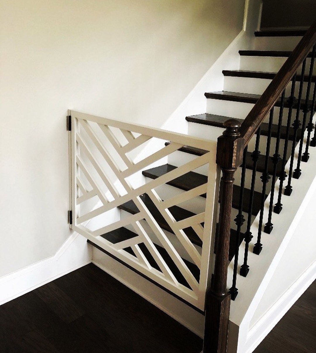 Geometric Gate - Pet Security Gate - Modern Baby Gate - Made to Fit ...