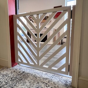 Modern Style Pet or Baby Gate - Made to Fit - Pet Security Gate ...