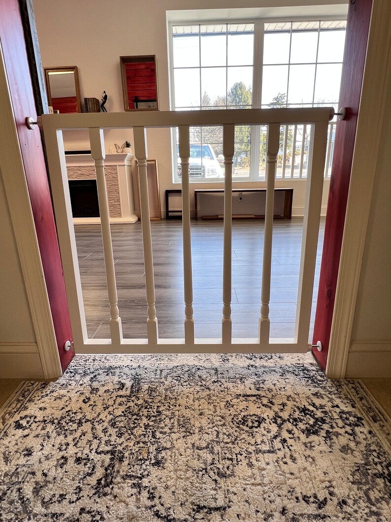 Pressure Mounted Spindle Gate Pet Security Gate Modern - Etsy