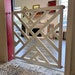 Pressure Mounted Chevron Gate Pet Security Gate Modern Baby Gate Child ...