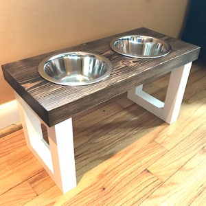 Wooden Pet Food Stand Dog Food Bowl Cat Food Bowl Cat Food Stand ...
