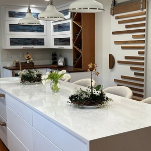 Geometric Barn Doors – Any Size – Hardware + Header Included – Sliding ...