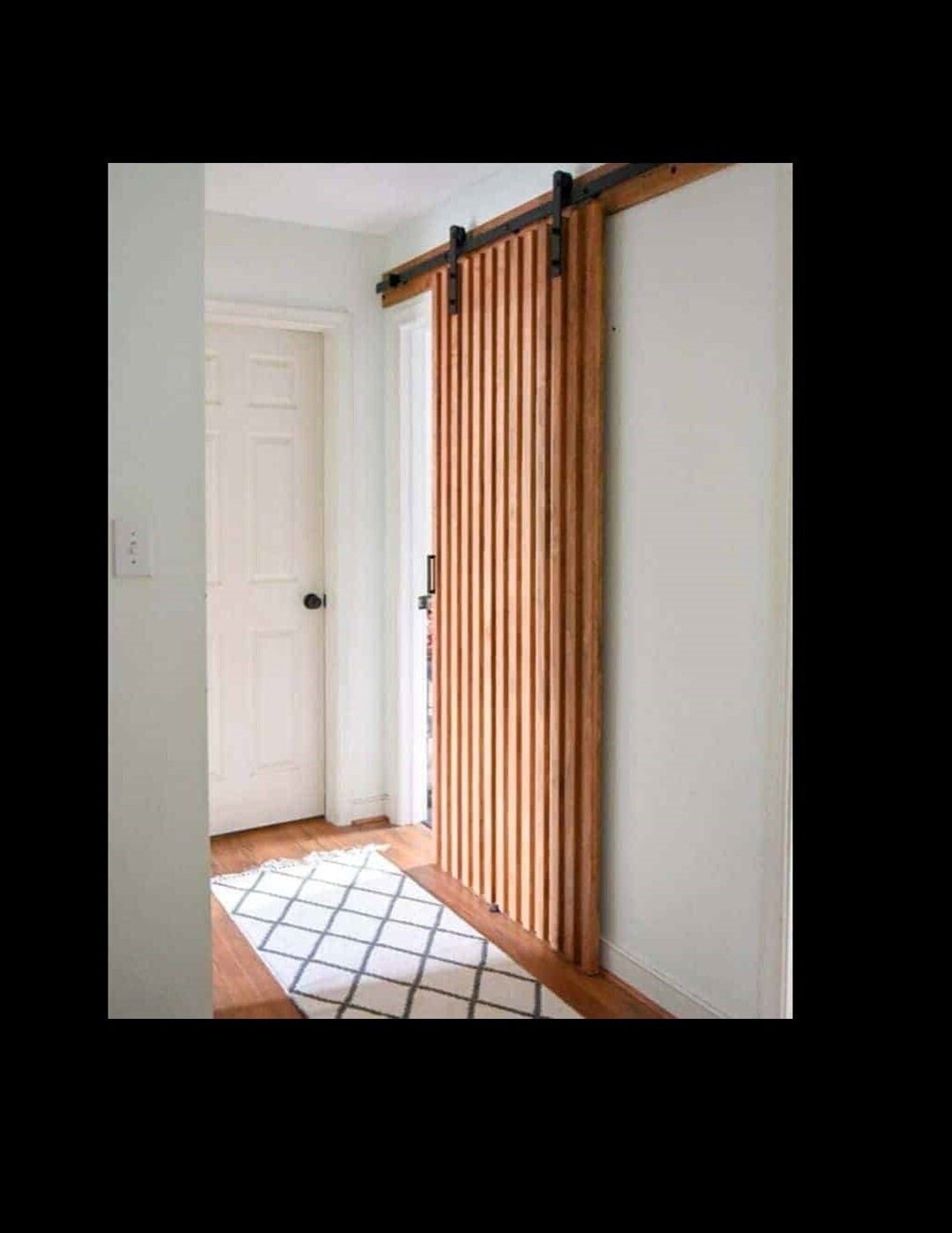 Vertical Slat Barn Doors – Any Size – Hardware + Header Included ...