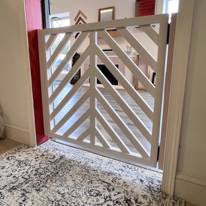Modern Style Pet or Baby Gate - Made to Fit - Pet Security Gate ...