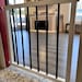 Pressure Mounted Chevron Gate Pet Security Gate Modern Baby Gate Child ...